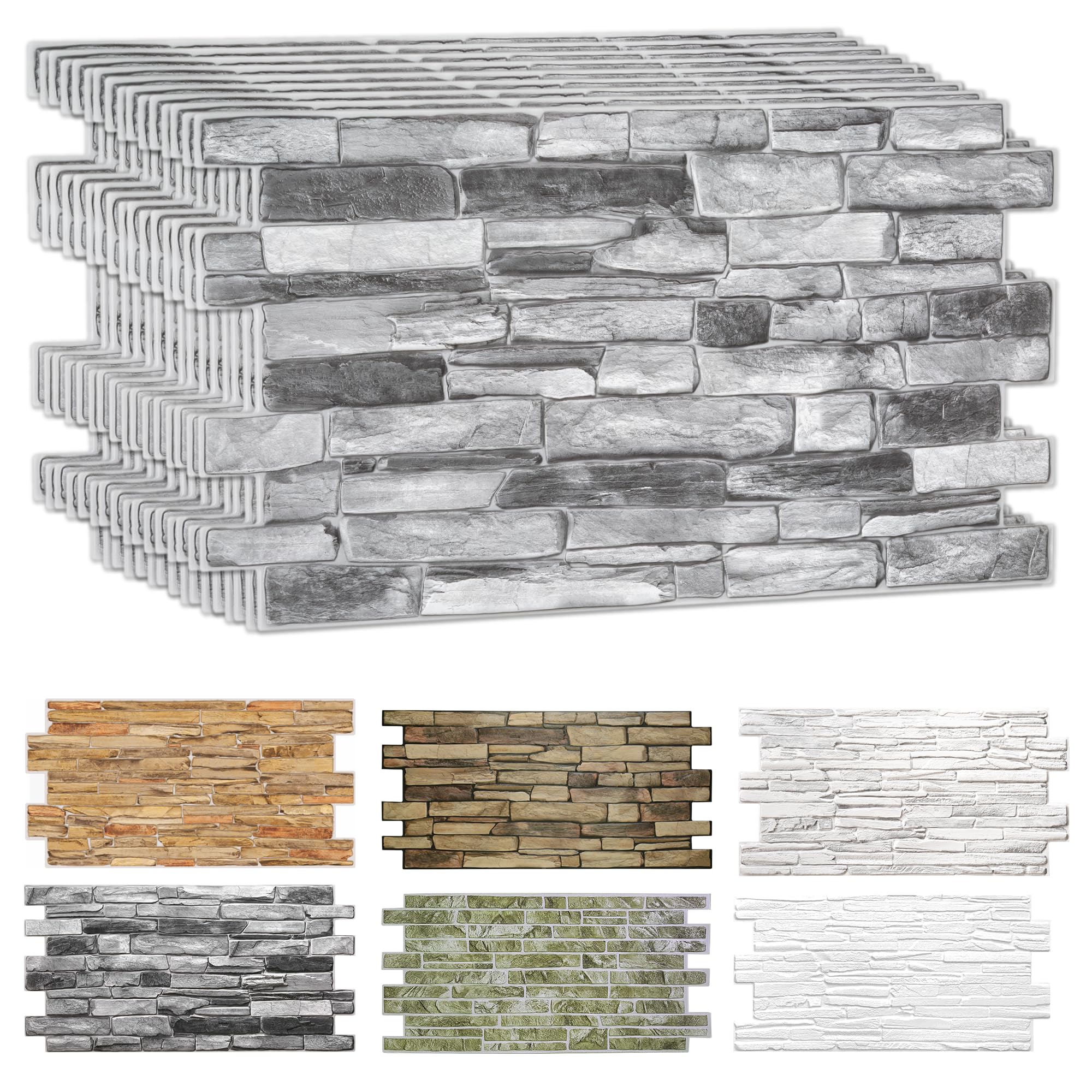 Mua SMART PROFILE 3D Wall Panels - 38.6" x 19.6" Wall Panels for Room ...