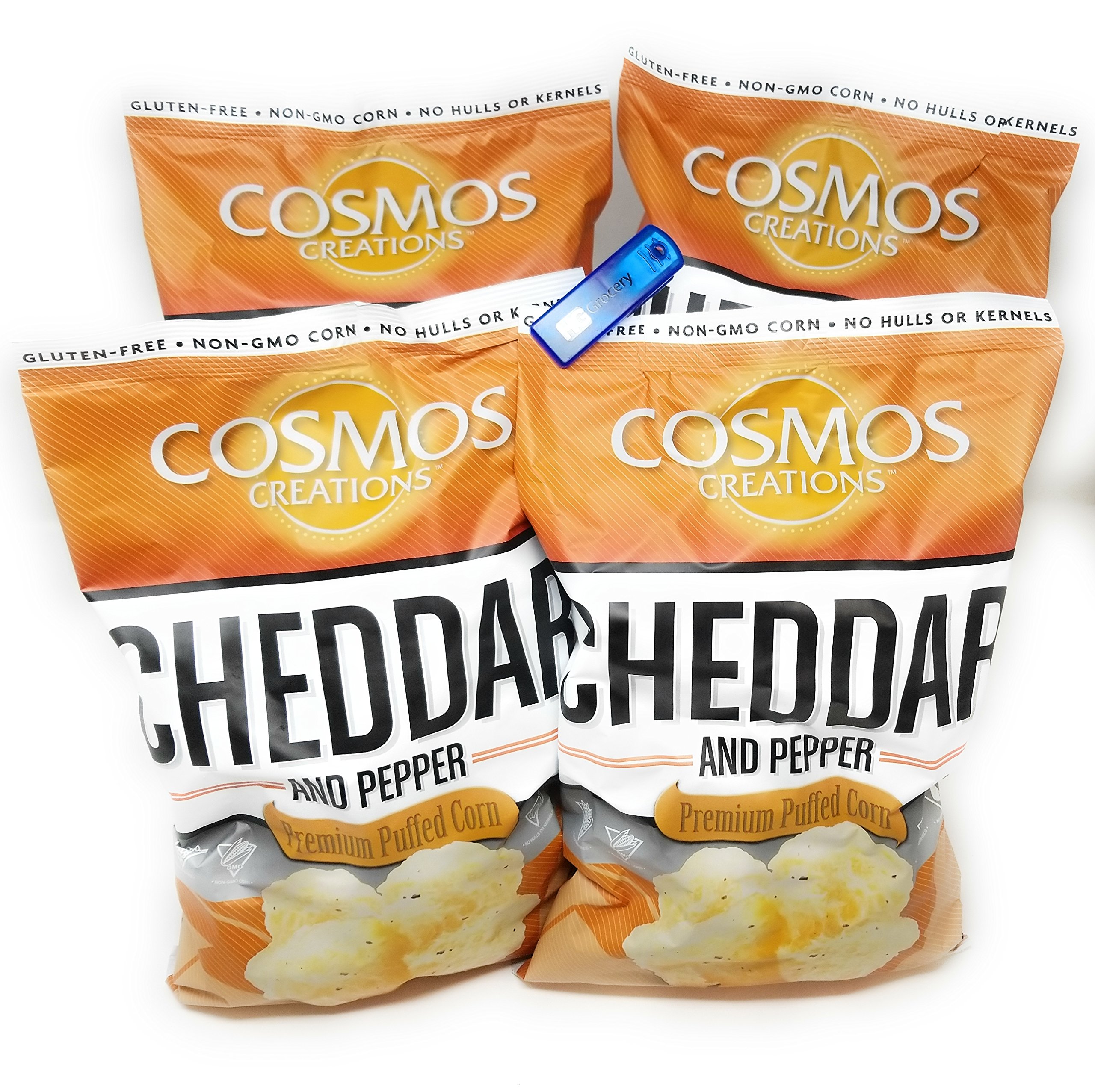 Amazon.com: Premium Puffed Corn - Coconut Crunch Popcorn Without Hulls ...