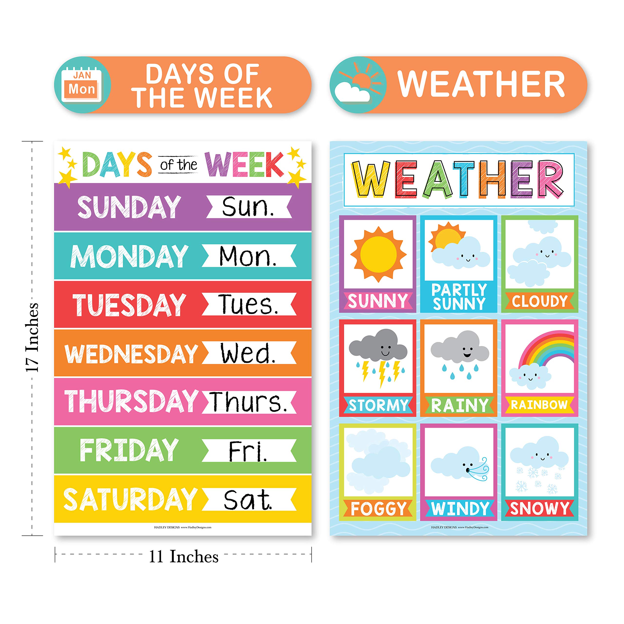 Mua Hadley Designs 4 Alphabet, Months of the Year, Weather, Days of The ...