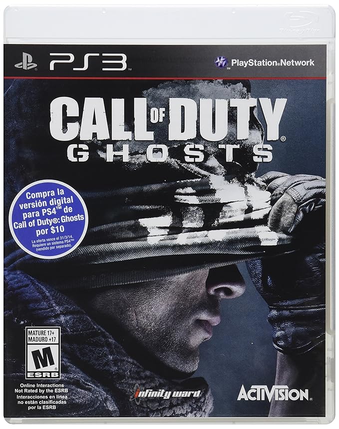Call of Duty: Ghosts - PlayStation 3 - Standard Edition: Amazon.com.mx ...