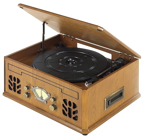 Music Centre Vinyl, CD and Cassette Player with DAB: Amazon.co.uk ...