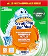 Scrubbing Bubbles Fresh Brush Toilet Cleaning System, Flushable Refills ...