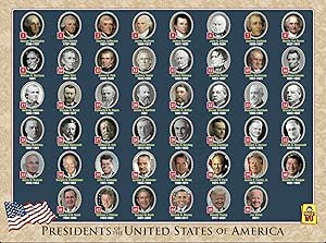 Amazon.com : USA President Poster For Kids /Adults -Home Decor -Double ...