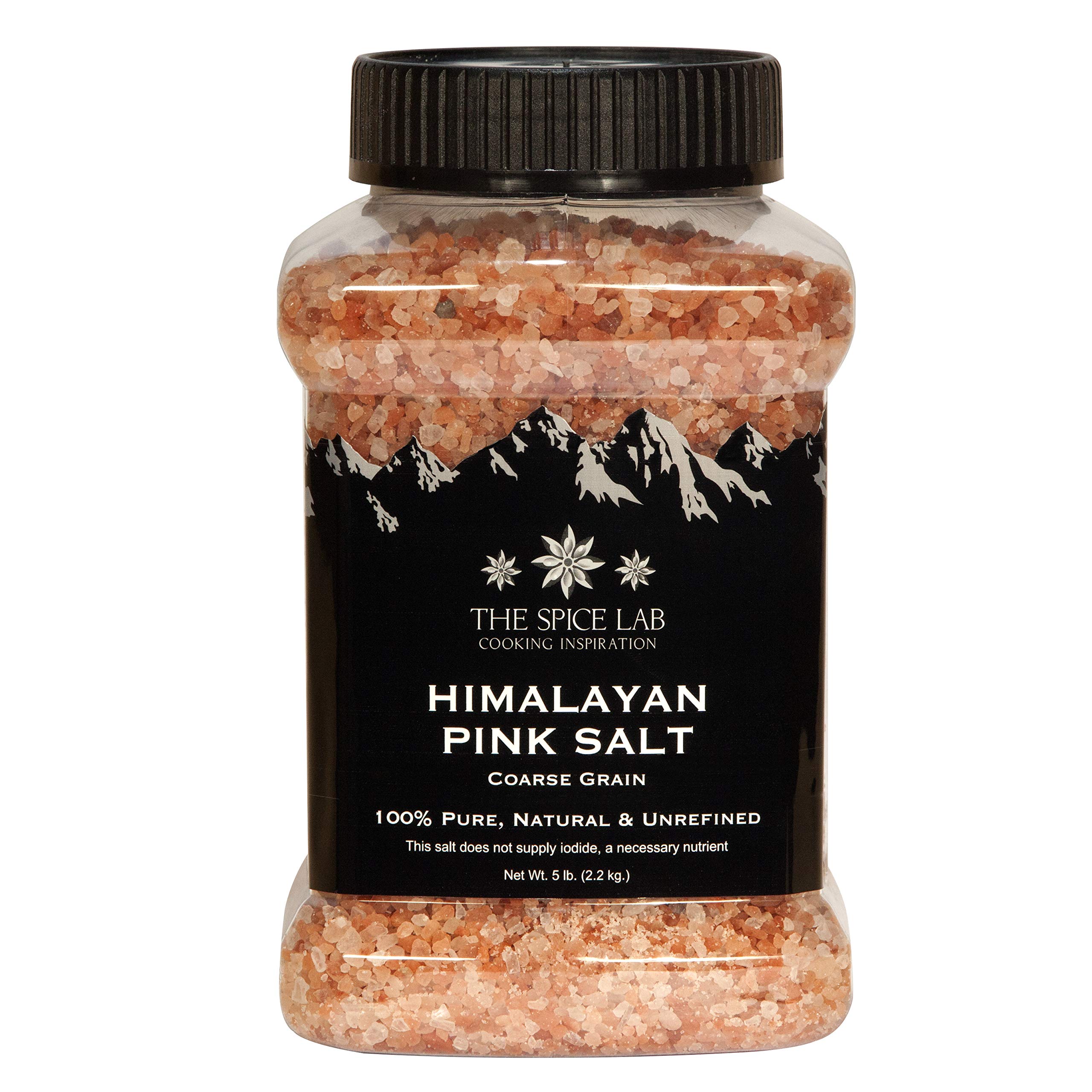 Amazon.com : The Spice Lab Pink Himalayan Salt - Gourmet Pure Crystal ...