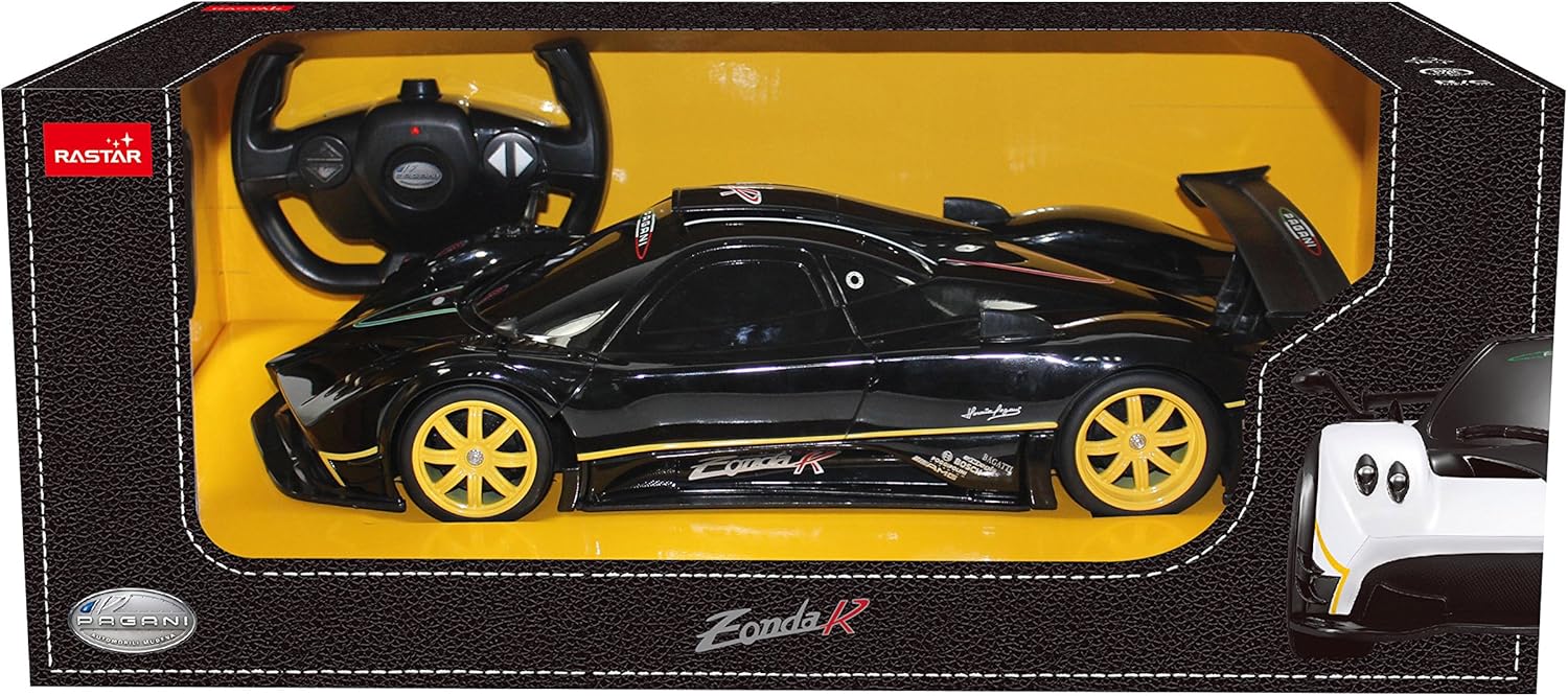 RASTAR 01027 Pagani Zonda R Radio Control Car 1:14 Scale, Black/White ...