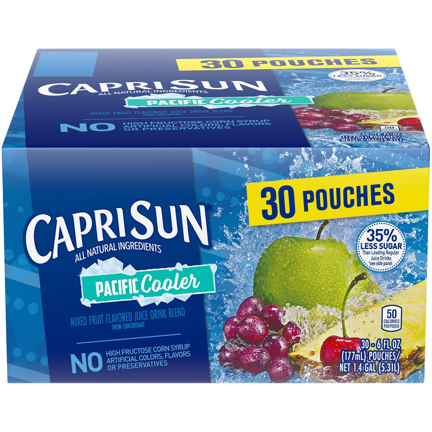 Amazon.com: Capri Sun Pacific Cooler Juice Drink (6 oz Pouches, 30 ...