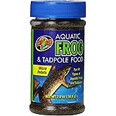 Amazon.com : Zoo Med Aquatic Frog & Newt Diet 9oz : Aquarium Treatments ...