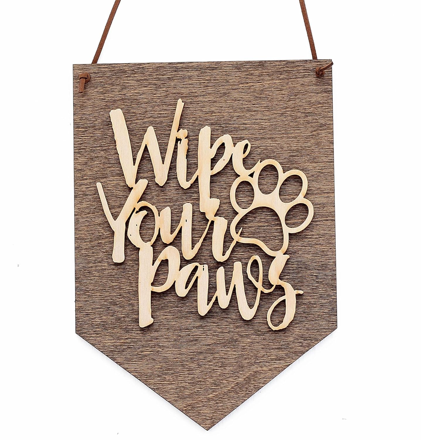 Amazon.com: Wipe Your Paws - Wood Sign for the Home: Handmade