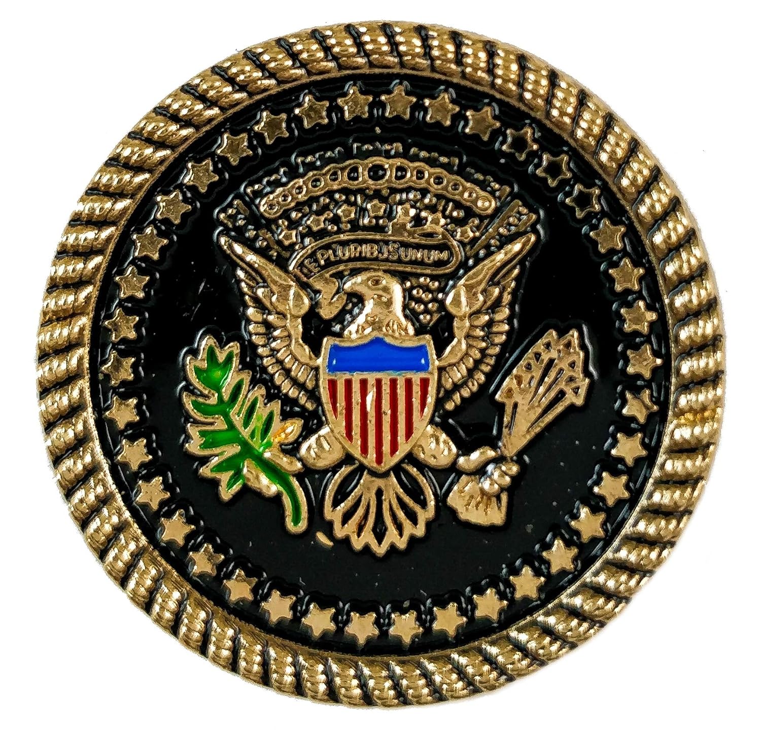 Buy Ammvi Creations Metal Badge Seal of the President Lapel Pin for Men ...