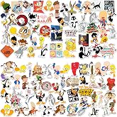 Amazon.com: Looney Tunes 50ct Die Cut Vinyl Stickers Variety Pack ...