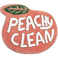 Amazon.com: Peach Bathroom Rugs and Mat Cute Cartoon Bath Mat Kids ...
