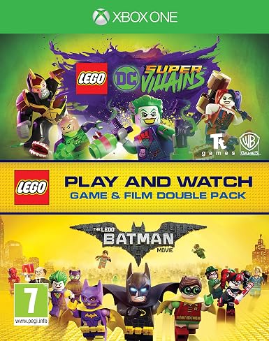 Amazon.com: Lego DC Super-Villains Game & Film Double Pack (Xbox One ...