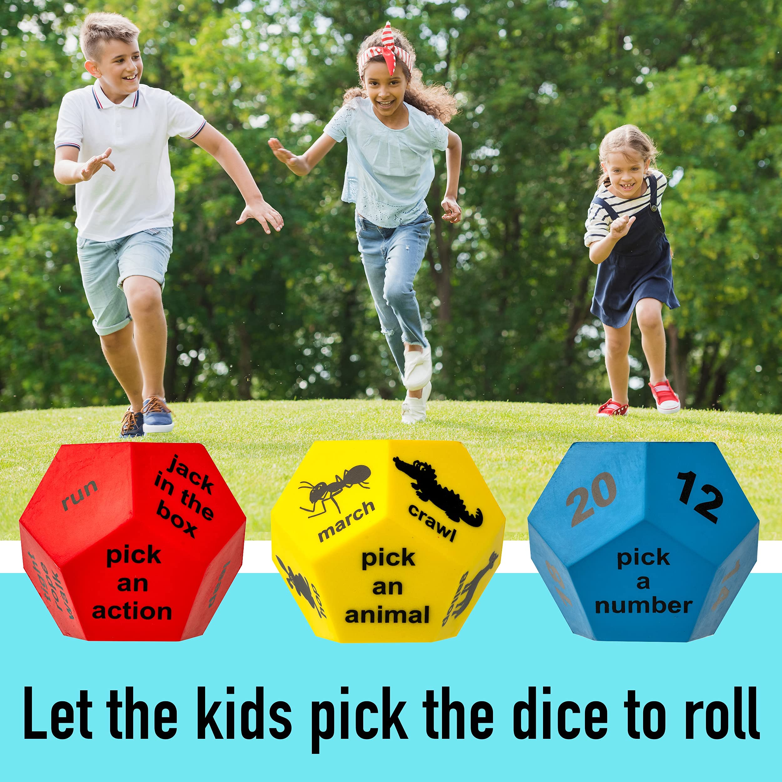 Mua Exercise Dice for Kids - PE Equipment for Elementary School, Indoor ...
