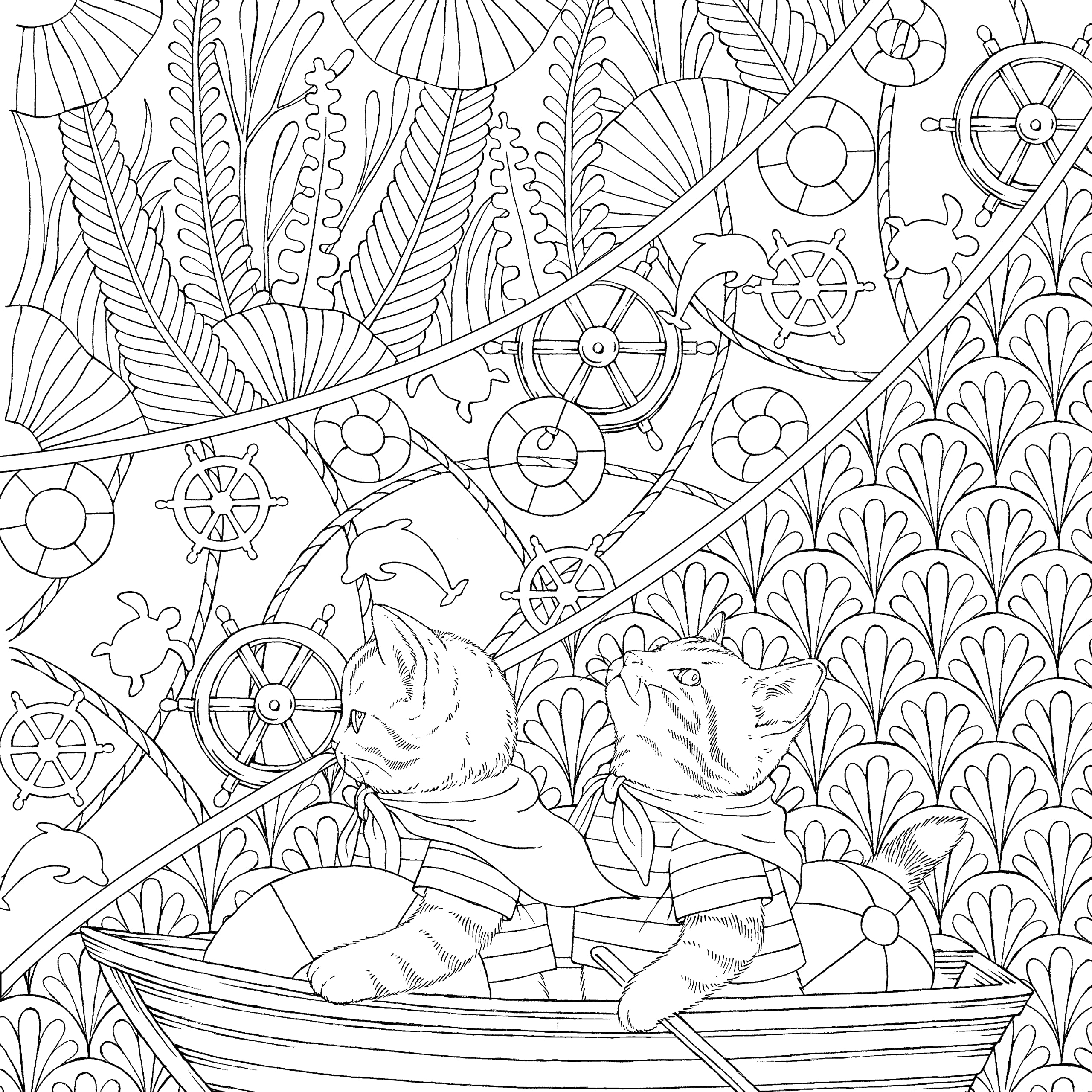 Mua Symphony of Cute Animals: A Curious Coloring Book Adventure (Design ...