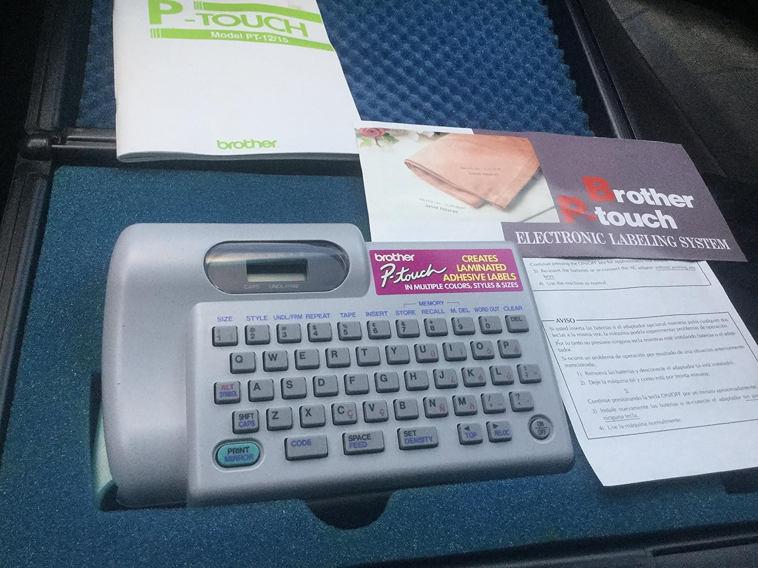 Amazon.com : P-Touch Model PT-12/15 : Office Products