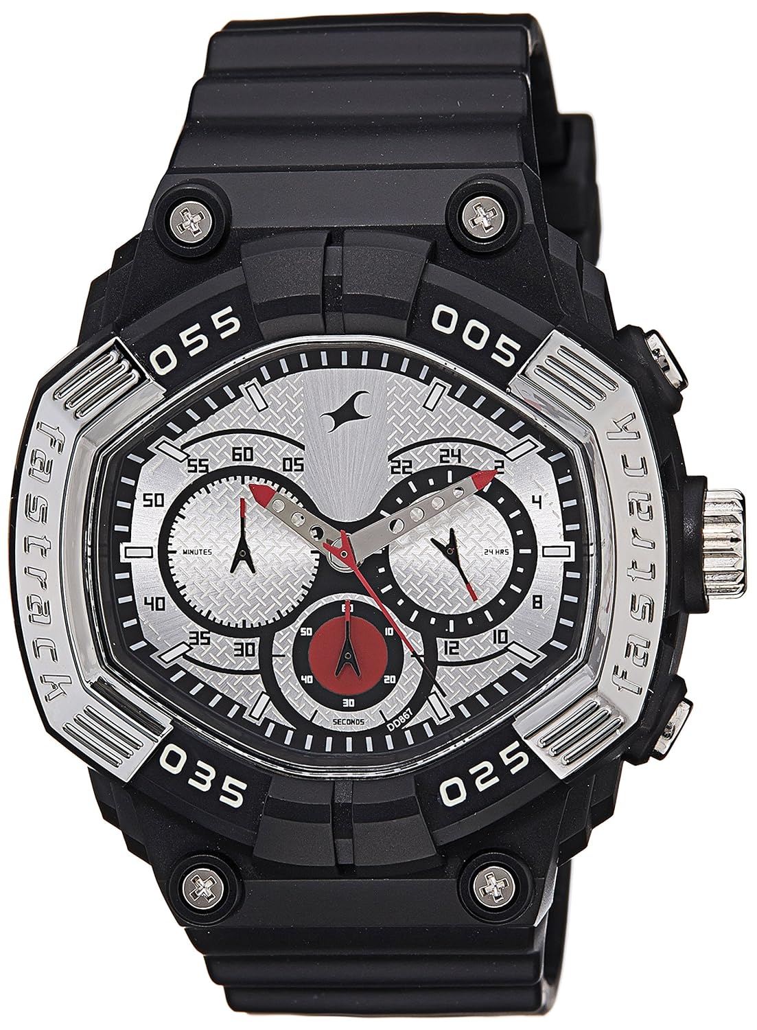 Buy Fastrack Chronograph Silver Dial Men's Watch - 38006PP01J ...