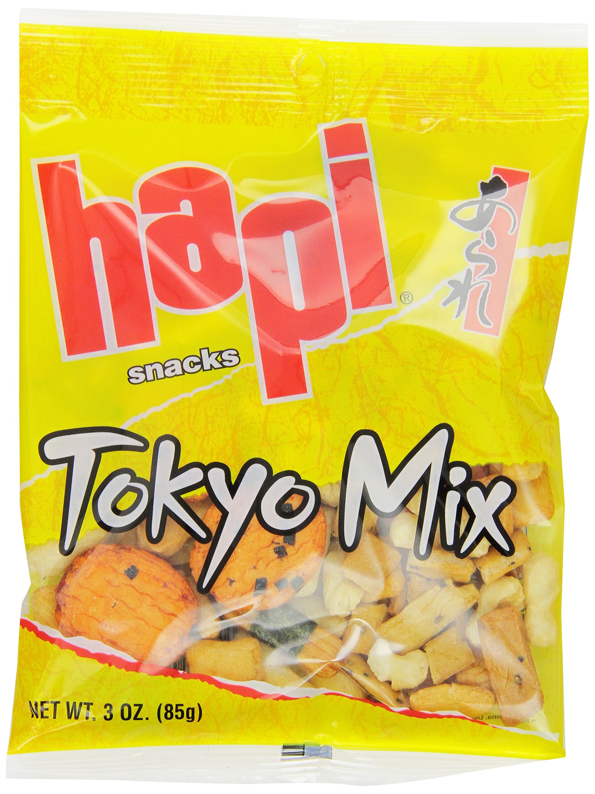 Hapi Crazy Mix Rice Crackers, 3-Ounce Bags (Pack of 12): Amazon.com ...