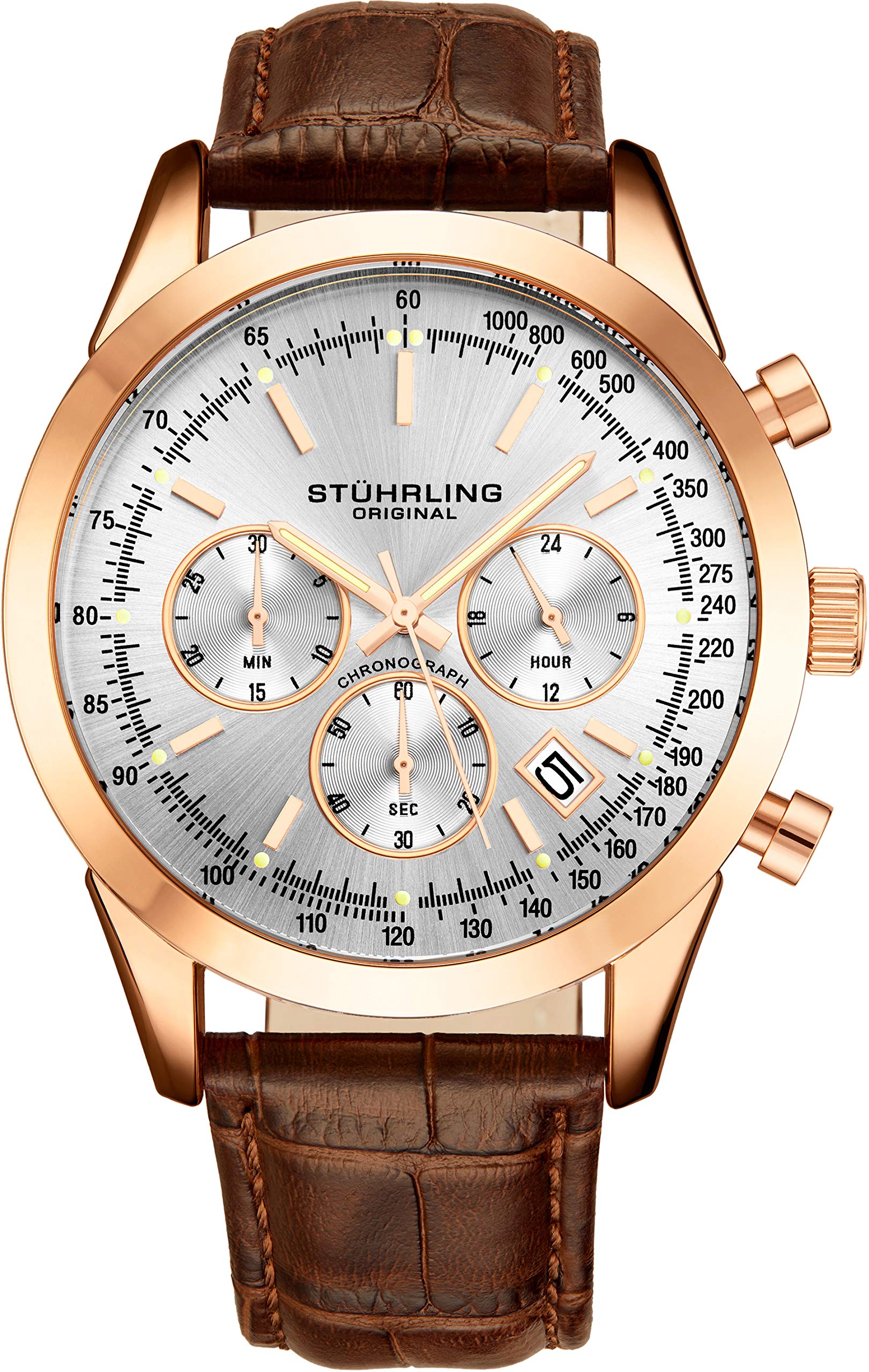 Mua Stuhrling Original Mens Dress Watch Chronograph Analog Watch Dial ...