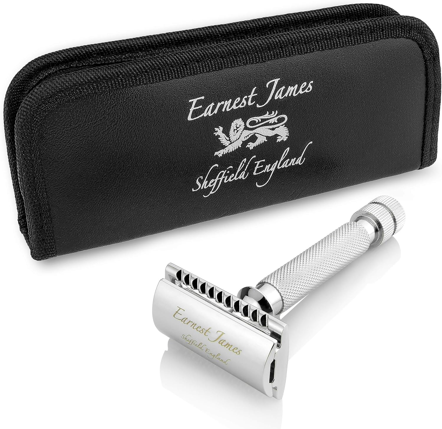 Double Edge Safety Razor |”Thor’s Hammer” | Classic 3 Piece Chrome ...