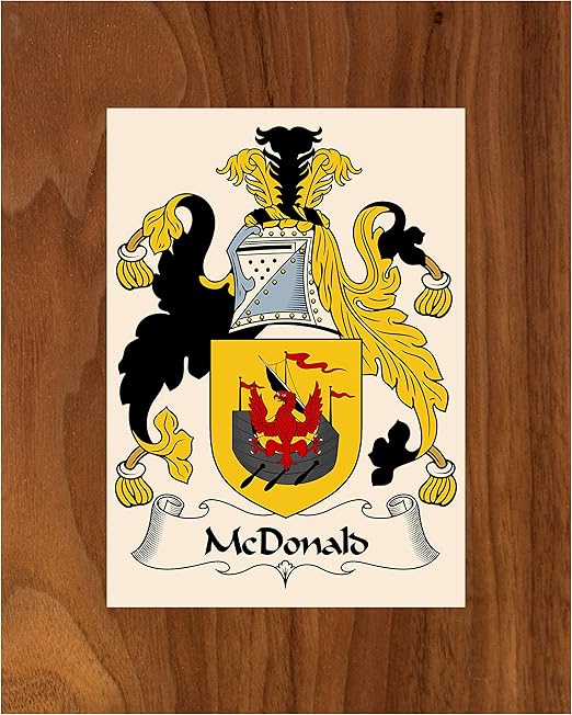 Amazon.com - Carpe Diem Designs McDonald Coat of Arms/McDonald Family ...
