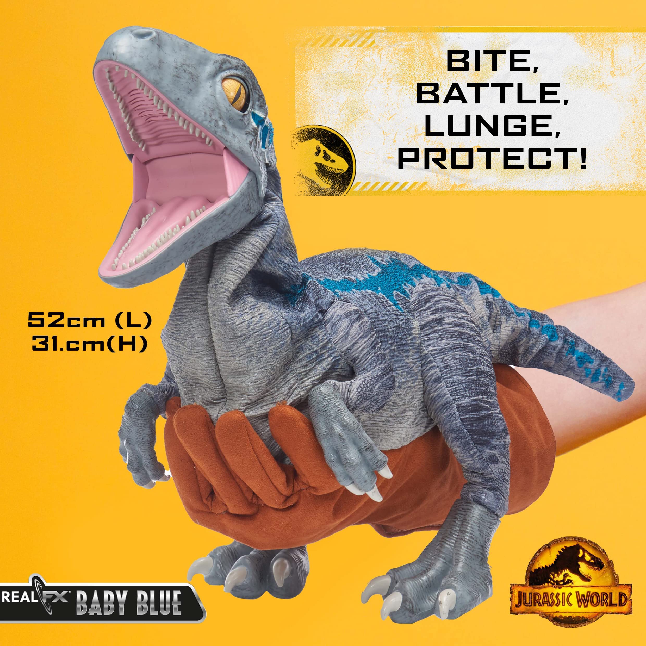 Mua WOW! STUFF - Jurassic World REAL FX Baby Blue Dinosaur Toy, Hyper ...