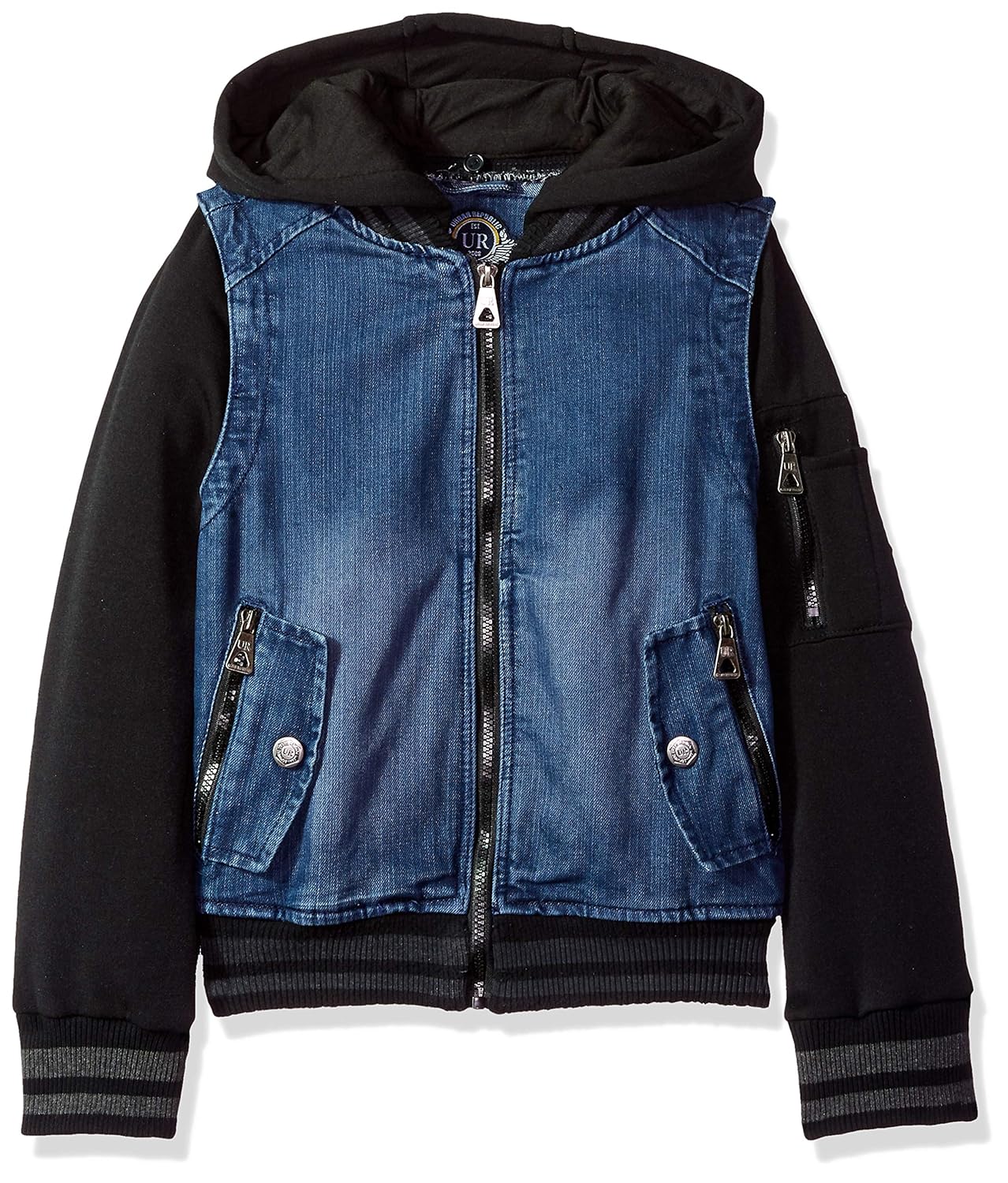 Amazon.com: Urban Republic Boys' Three Pocket Denim Jacket: Clothing