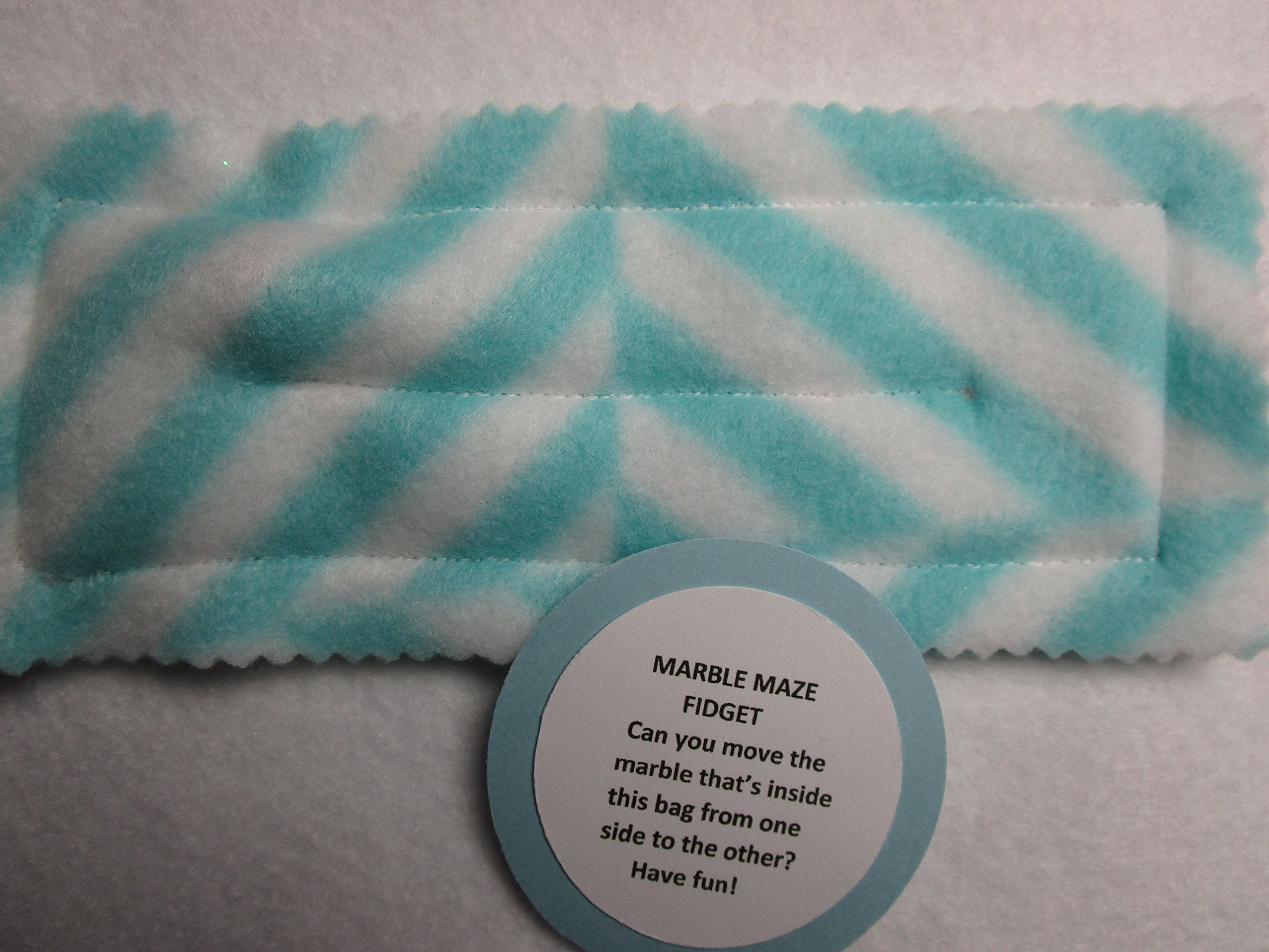 Fidget Marble Maze Game Sensory Bag Aqua Lines Pattern 1 | Desertcart INDIA