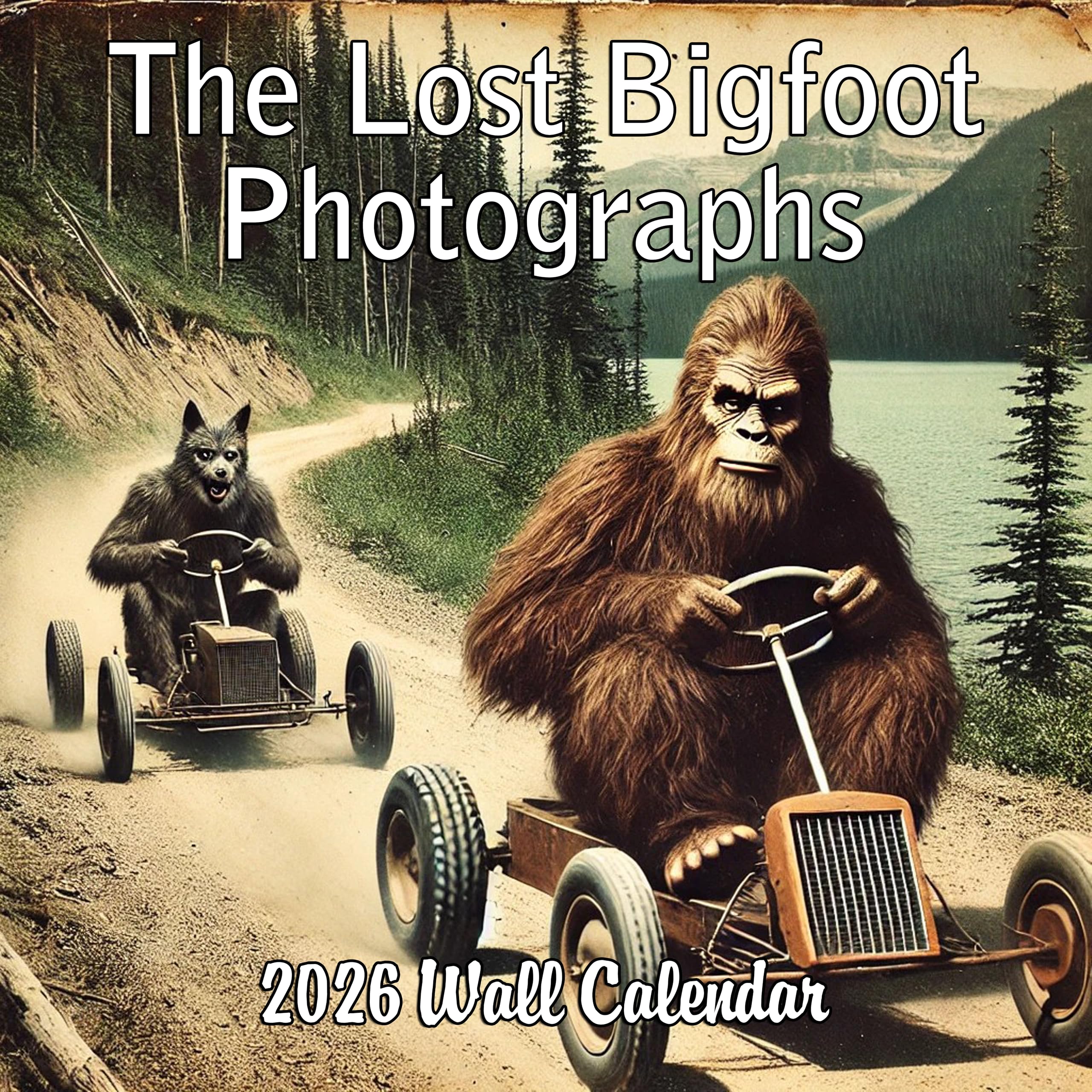 Mua 2026 The Lost Bigfoot Photographs Monthly Wall Calendar - "Recently ...