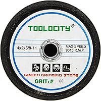 Amazon.com: Toolocity GSB0080G 4-Inch Green Grinding Stone 80 Grit with ...