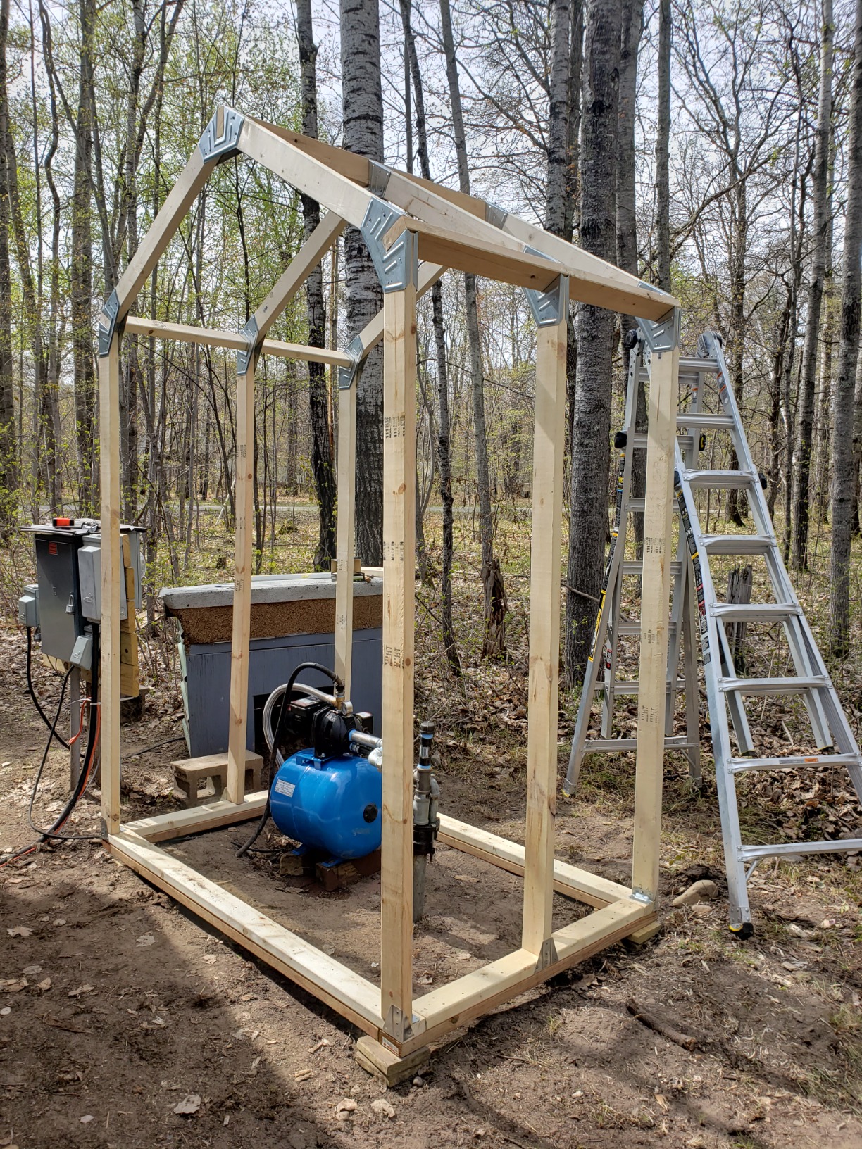 $13/mo - Finance 2x4basics 90192MI Custom Shed Kit with Peak Roof, 2x4 ...