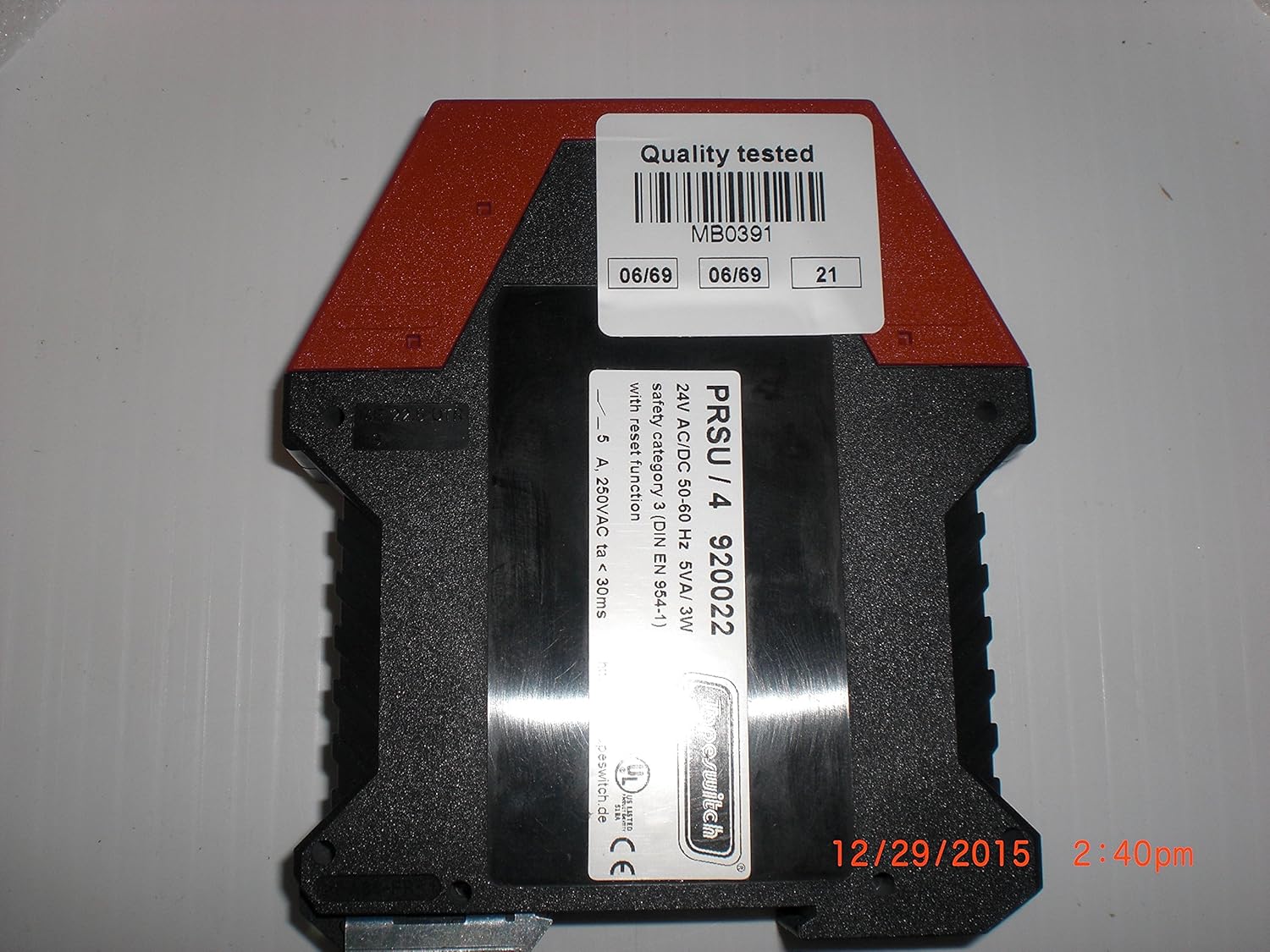 TAPESWITCH PRSU/4 Safety Interface Controller 24V AC/DC: Electronic ...