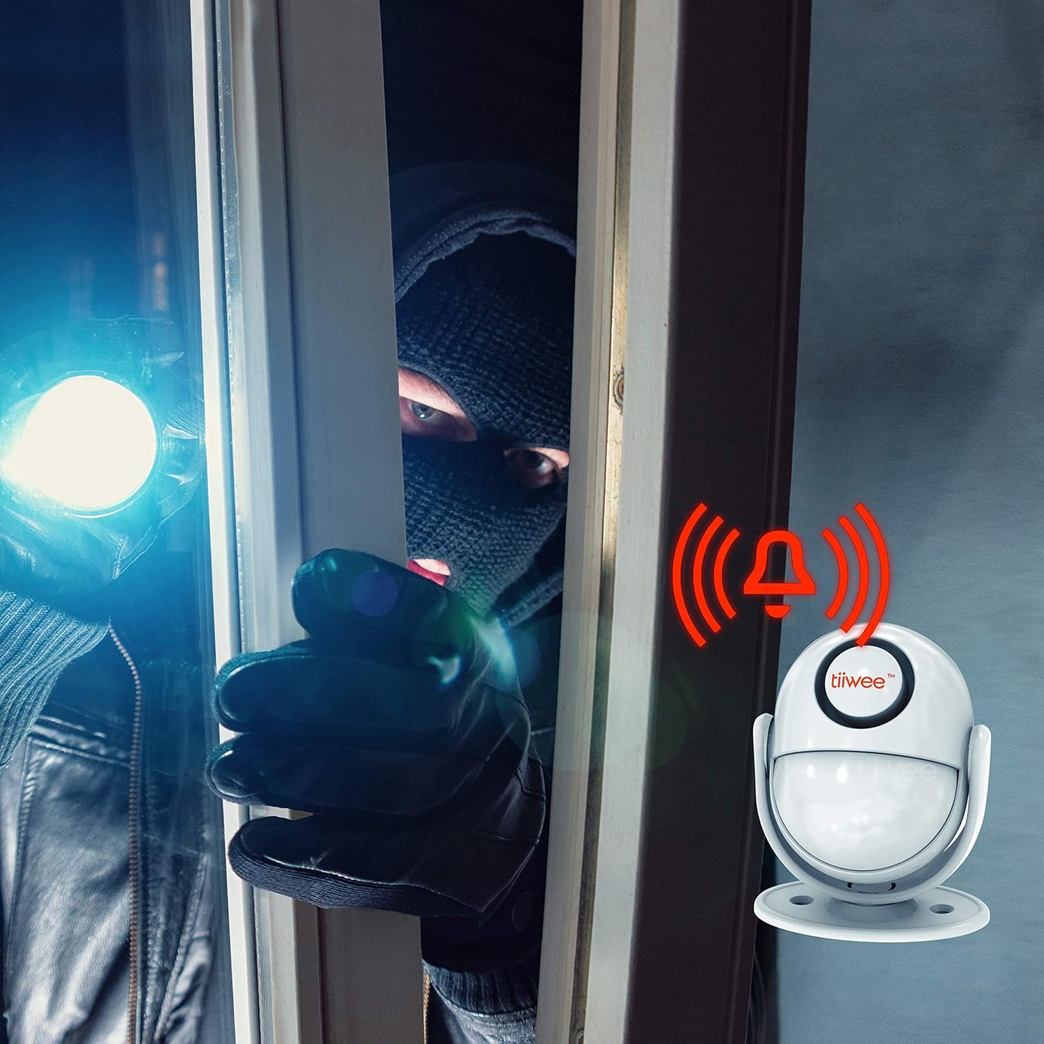 tiiwee A2 PIR Motion Sensor Anti-Burglar Alarm System with Remote ...