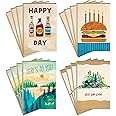 Amazon.com : Hallmark Assorted Birthday Cards for Men, 16 Cards with ...