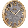 Amazon.com: JIYUERLTD Silent Wall Clock 12 inch Kitchen Clock with 3D ...