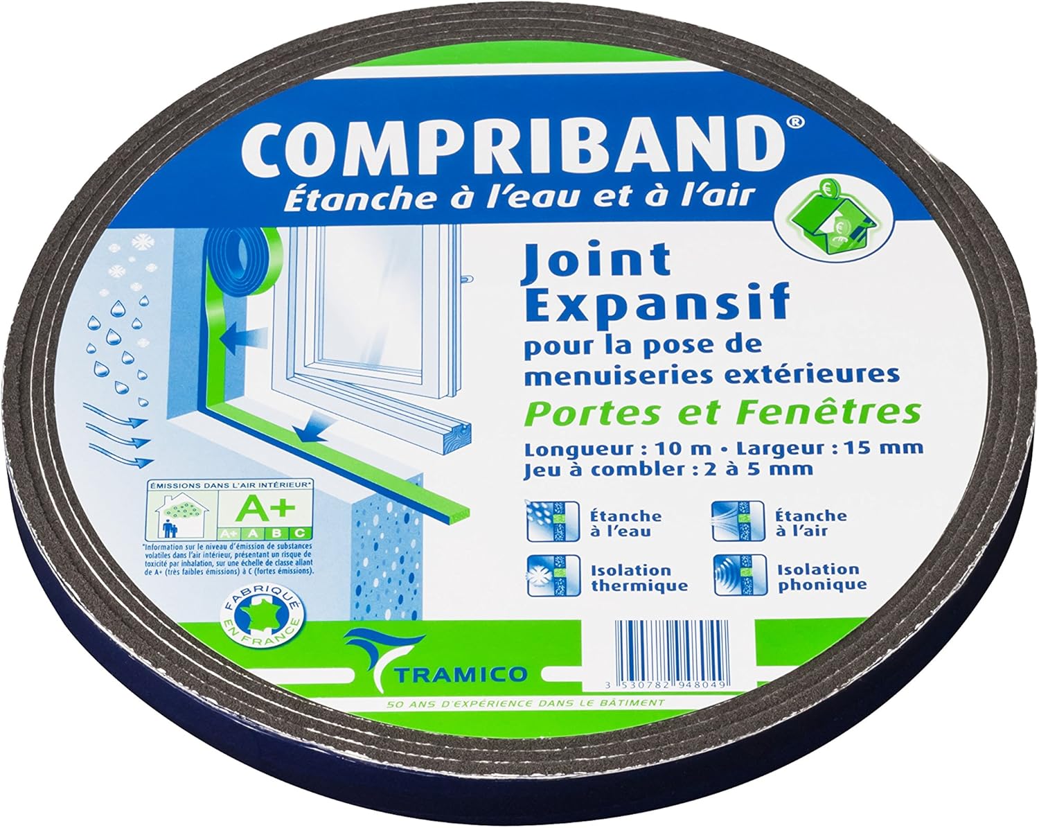 Compriband 600 Waterproof and Air Tight 2 to 5 mm for Doors and Windows ...