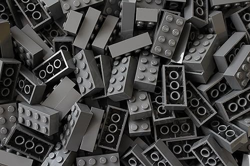 LEGO Bricks: Dark Grey 2x4. Part 3001 (X 25): Amazon.co.uk: Toys & Games