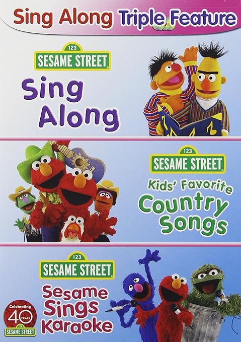 Amazon.com: Sesame Street: Sing Along Triple Feature (Sing Along / Kids ...
