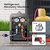 VIVOHOME 1 HP Dual Cylinder Portable Refrigerant Recovery Machine R32 ...