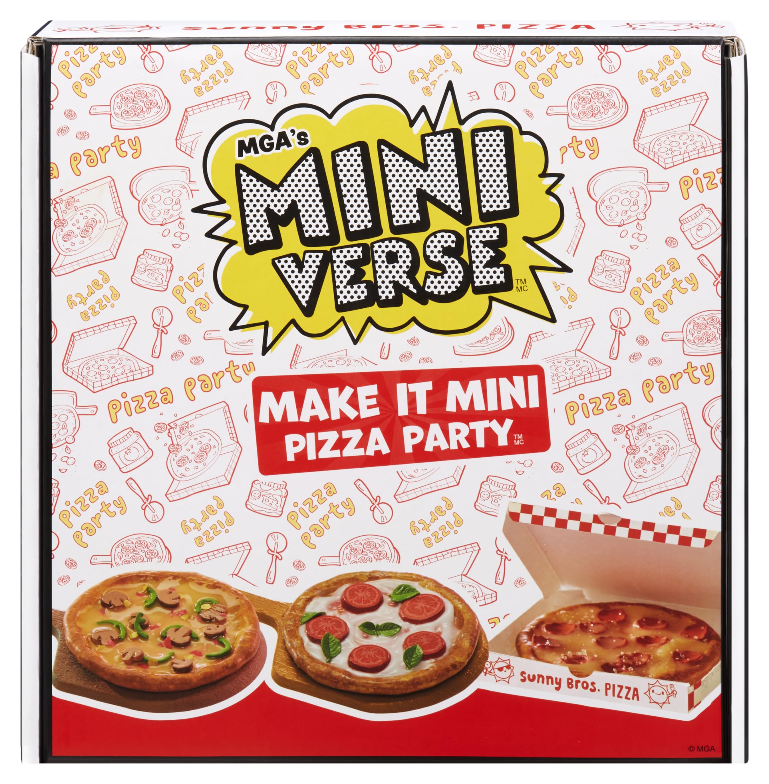 MGA's Miniverse Make It Mini Food Pizza Party Amazon Exclusive, Mini ...