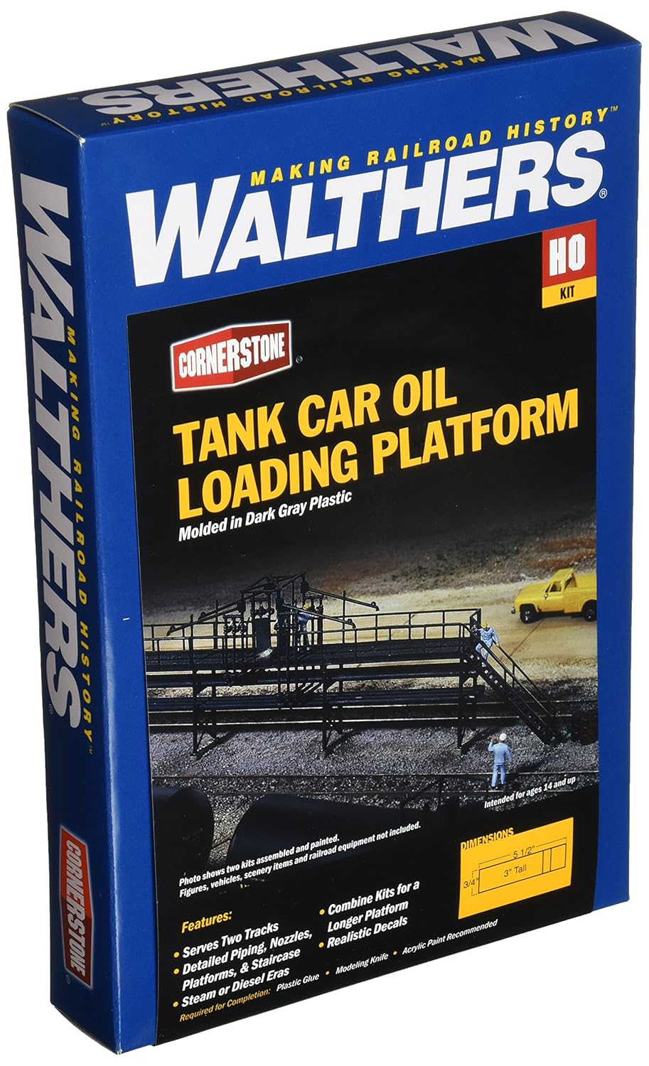 Walthers Cornerstone Series Kit HO Scale Oil Loading Platform ...