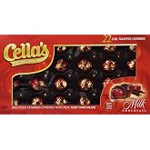 Amazon.com : Cella's Milk Chocolate Covered Cherries, 72-Count Box ...