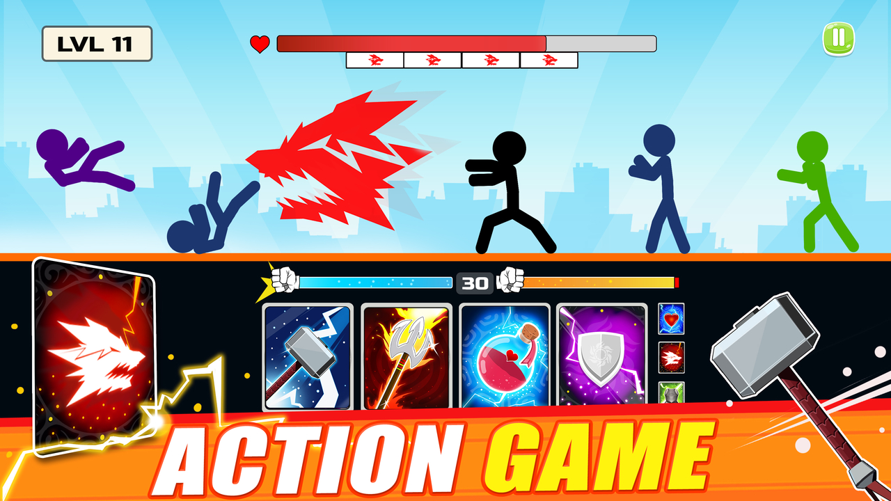 Stickman Fighter : Mega Brawl:Amazon.co.uk:Appstore for Android