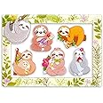 Amazon.com: MORCART Sloth Magnets for Fridge, 4"x 6" Magnetic Photo ...