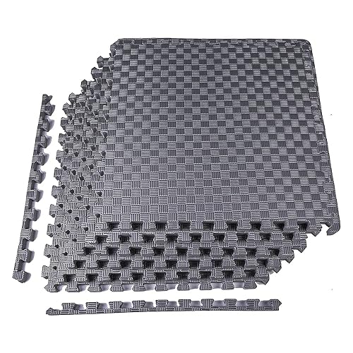 BalanceFrom Puzzle Exercise Mat with EVA Foam Interlocking Tiles for ...