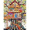 Amazon.com: Lucky Puzzles 'Enchanted Treehouse' - 500 Piece Jigsaw ...