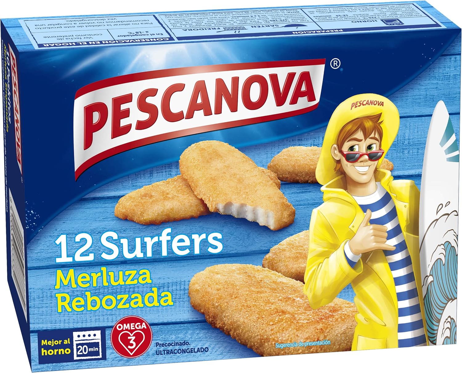 Pescanova - Surfers (Merluza rebozada): Amazon.es: Alimentación y bebidas