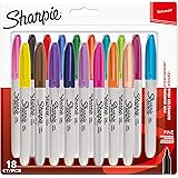 Sharpie - Rotuladores permanentes, punta fina, colores surtidos ...