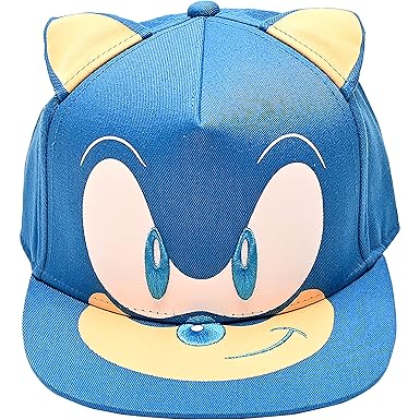 SEGA Sonic The Hedgehog Baseball Hat - Featuring Sonic, Tails, and Knuckles - Official Curved ...