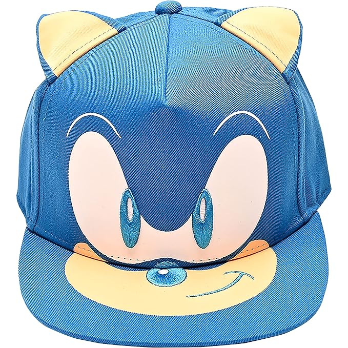 SEGA Sonic The Hedgehog Baseball Hat - Featuring Sonic, Tails, and ...