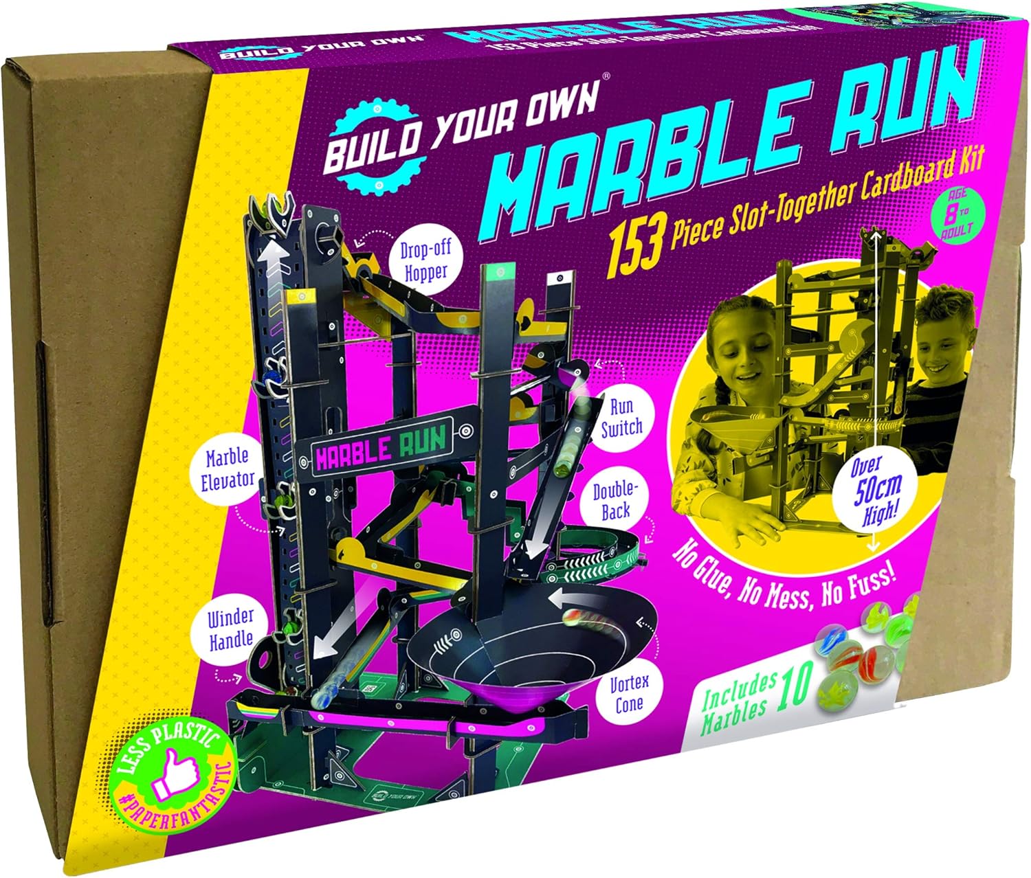 Build Your Own Cardboard Marble Run | Create a Fully Functioning ...